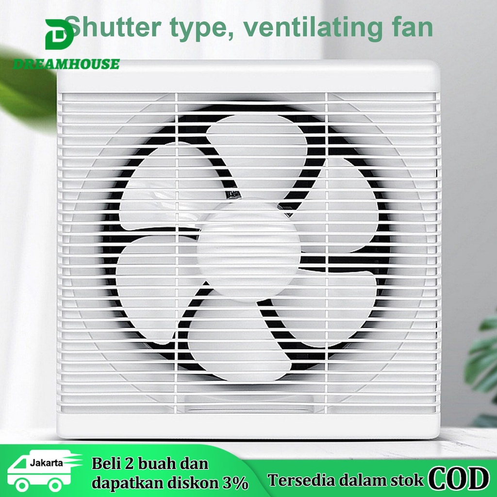 Jual Exhaust Fan/Exhaust /Fan Wall Fan Kipas Dinding Ukuran 10/8 Inch ...