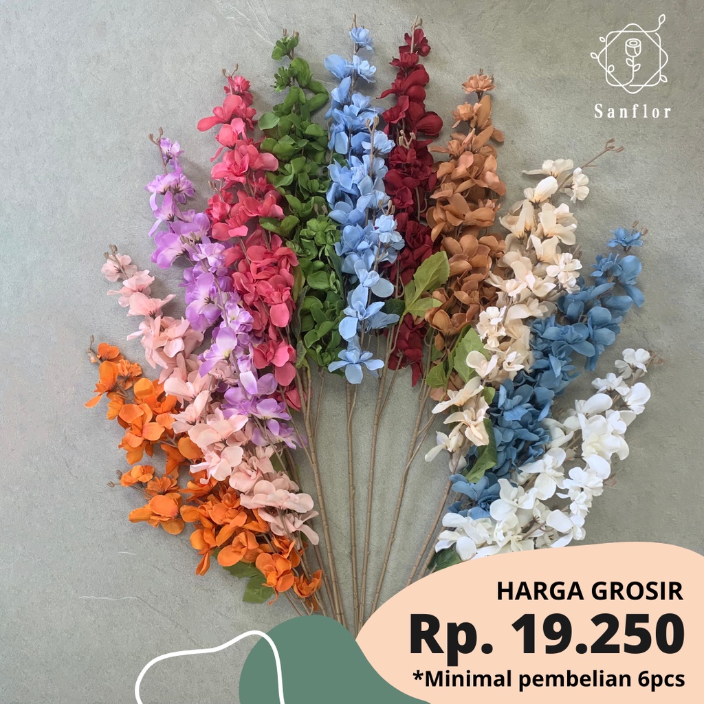 Jual BUNGA SNAPDRAGON K3 ARTIFICIAL/ / HIASAN PELAMINAN/ DEKORASI ...