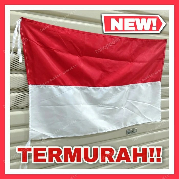 Jual Promo - Bendera merah putih 60 cm x 90 cm - Sedia bendera merah ...