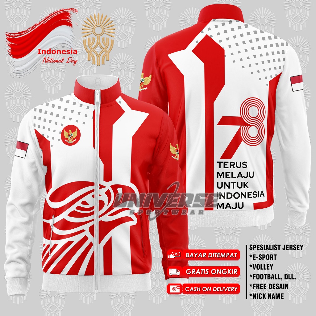 Jual Kaos Baju Pria HUT KE 78 RI KEMERDEKAAN / Baju T-shirt Dewasa 17 Agustus 2023 Keren, Jersey ...