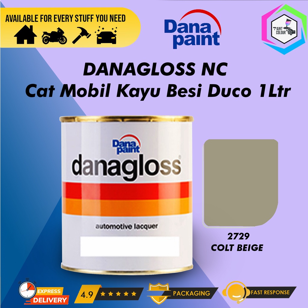 Jual DANAGLOSS NC 2729 COLT BEIGE - Cat Mobil Kayu Besi Duco | Shopee ...