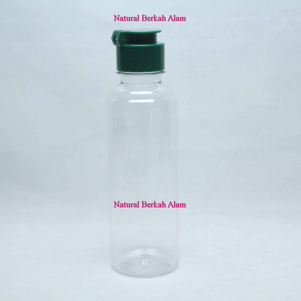 Jual Botol Plastik Almond 250 Ml Natural Tutup Fliptop Jamur / Botol ...
