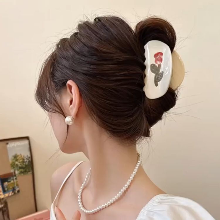 Jual Klip Rambut Asam Asetat Female Back Head Head Plate Hair Shark ...