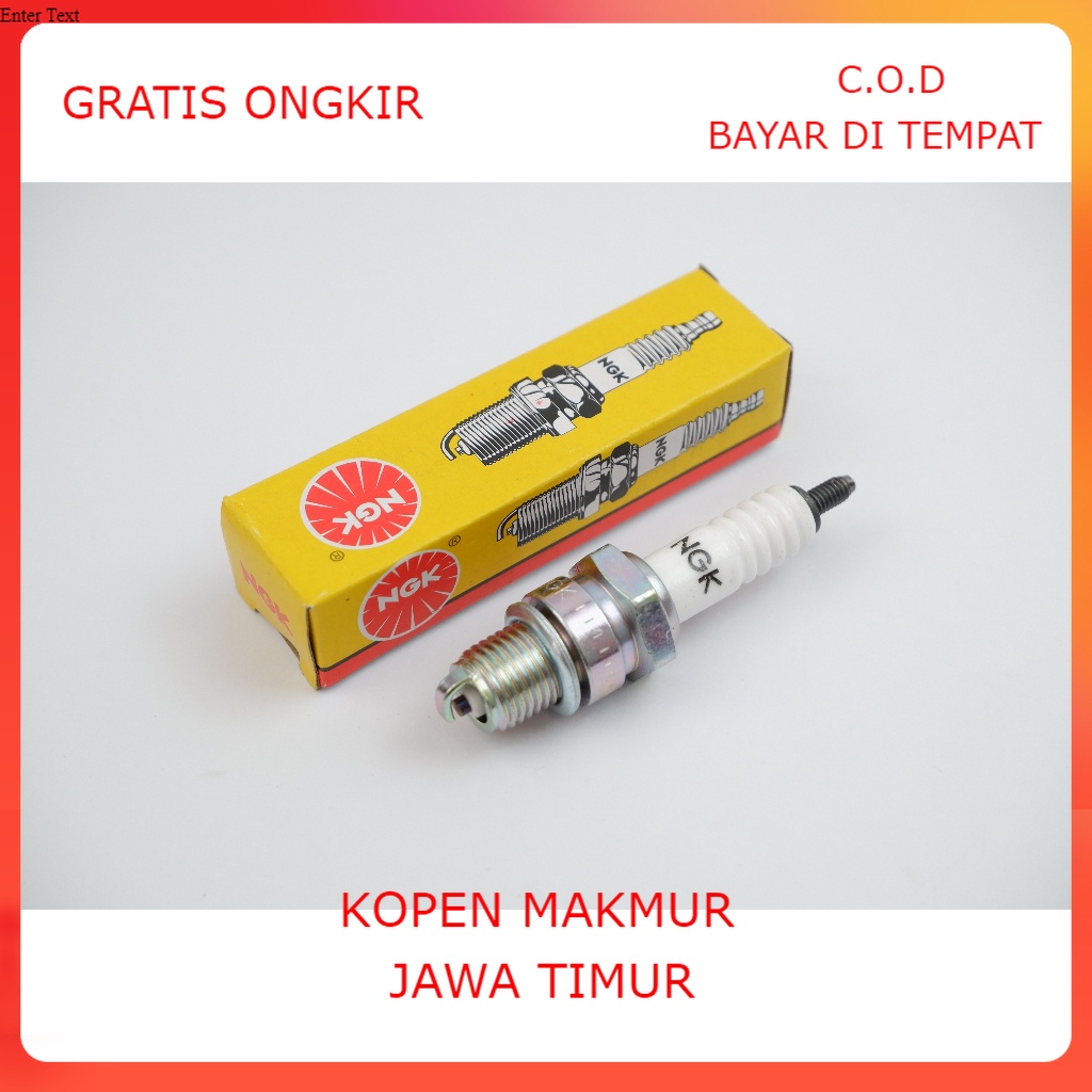 Jual BUSI MOTOR NGK D6HS HONDA 90 BUSI MOTOR BEBEK DRAT BESAR - NGK ...