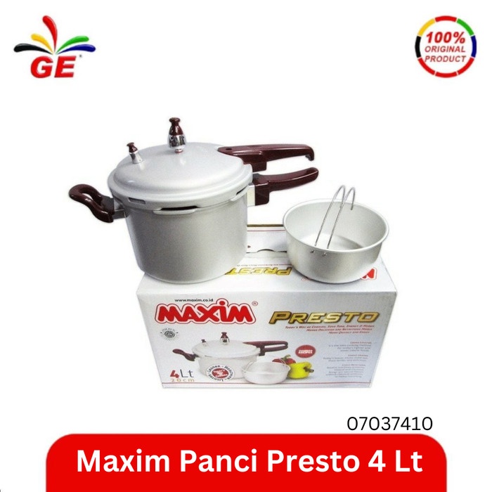 Jual MAXIM Panci Presto 4 Liter - 07037410 | Shopee Indonesia