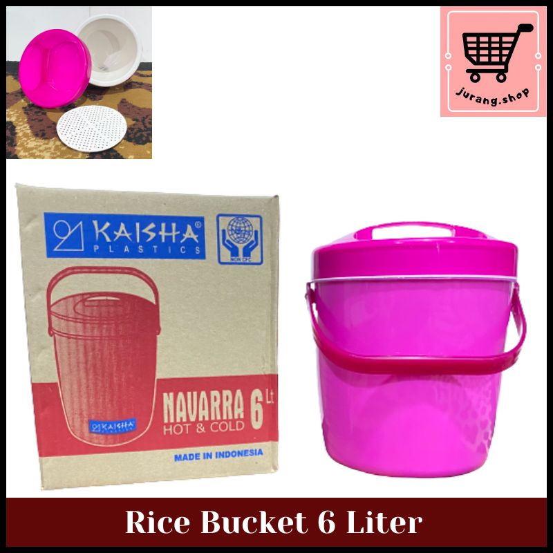 Jual (JOY) Rice Bucket 6 Liter | Thermos Nasi / Es Batu | Shopee Indonesia