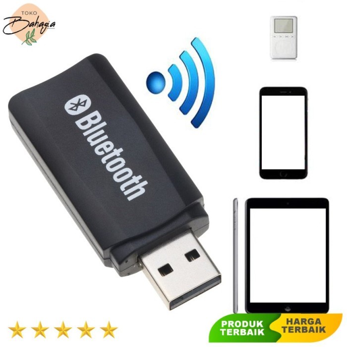 Jual Adaptor Mobil Bluetooth Wireless 5.0 USB Receiver - KEBIDU ...