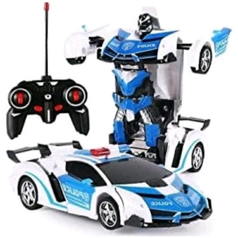 Jual 8T RC Car 921 Mobil Remote Control Robot Polisi Bisa Berubah ...