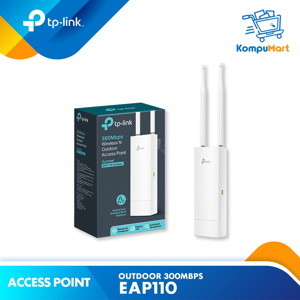 Jual Access Point Outdoor TP-Link EAP110 Outdoor 300Mbps | Shopee Indonesia