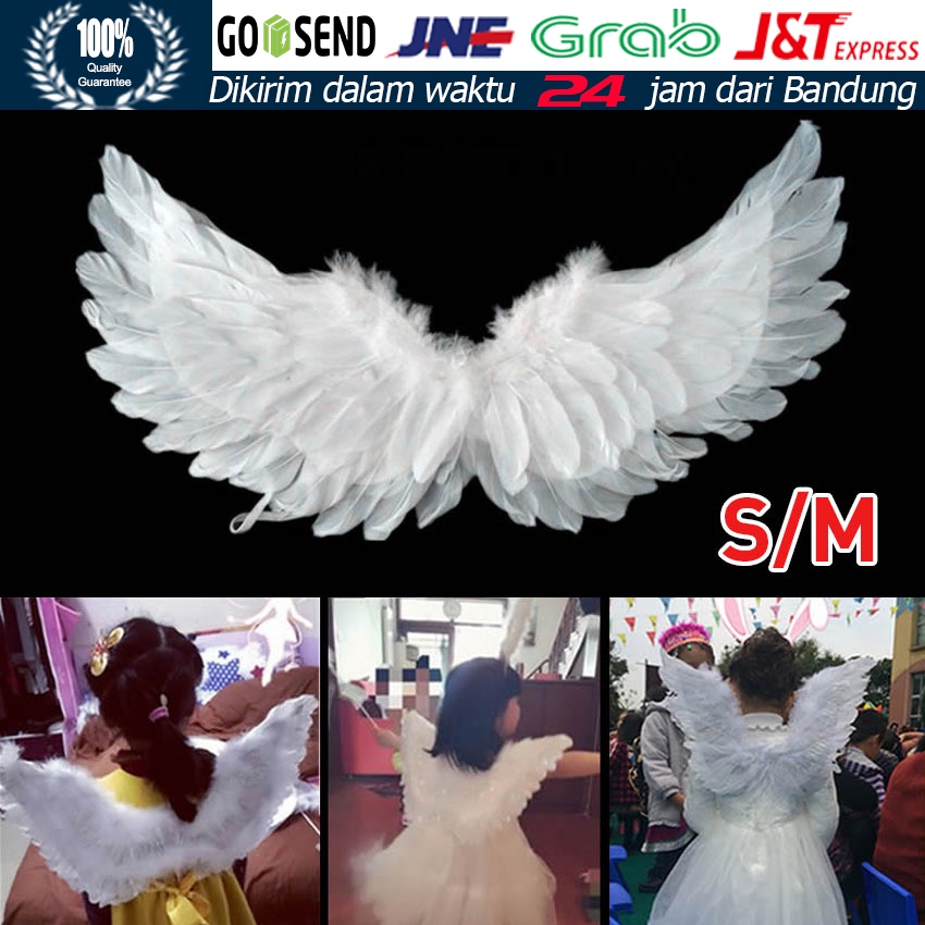 Jual Sayap Bulu Cupid/ Malaikat / Bidadari / Angel Wing Alat Peraga ...