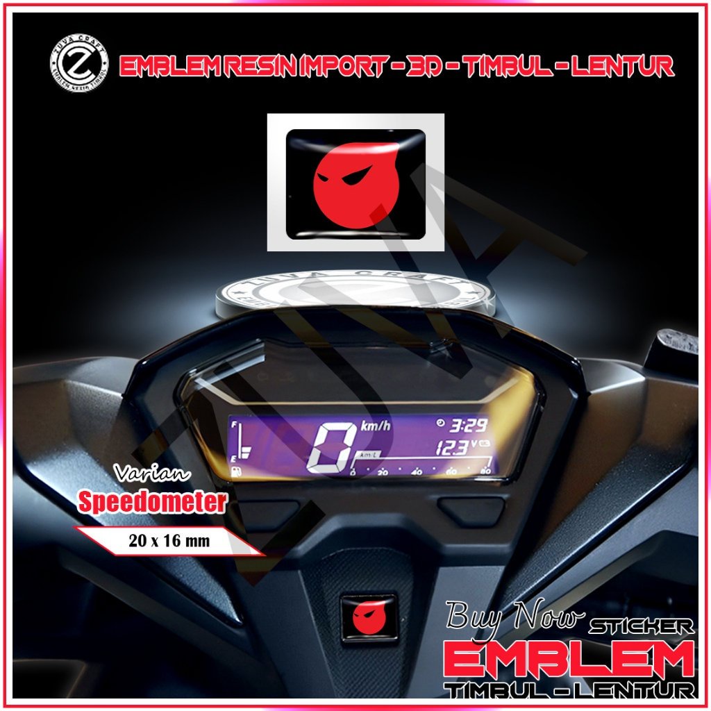 Jual EMBLEM SPIDOMETER HONDA LOGO MARUS FACTORY STIKER TIMBUL AKSESORIS ...