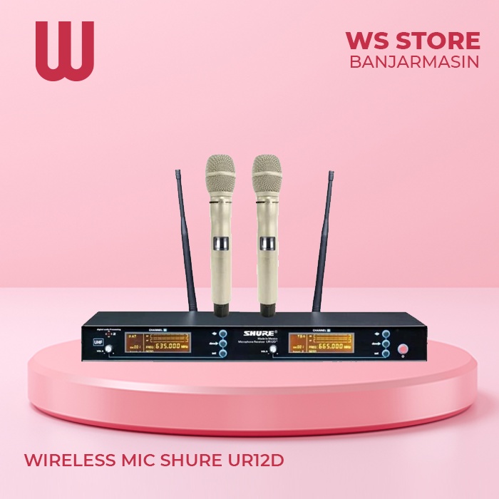 Jual WIRELESS MIC SHURE UR12D | Shopee Indonesia