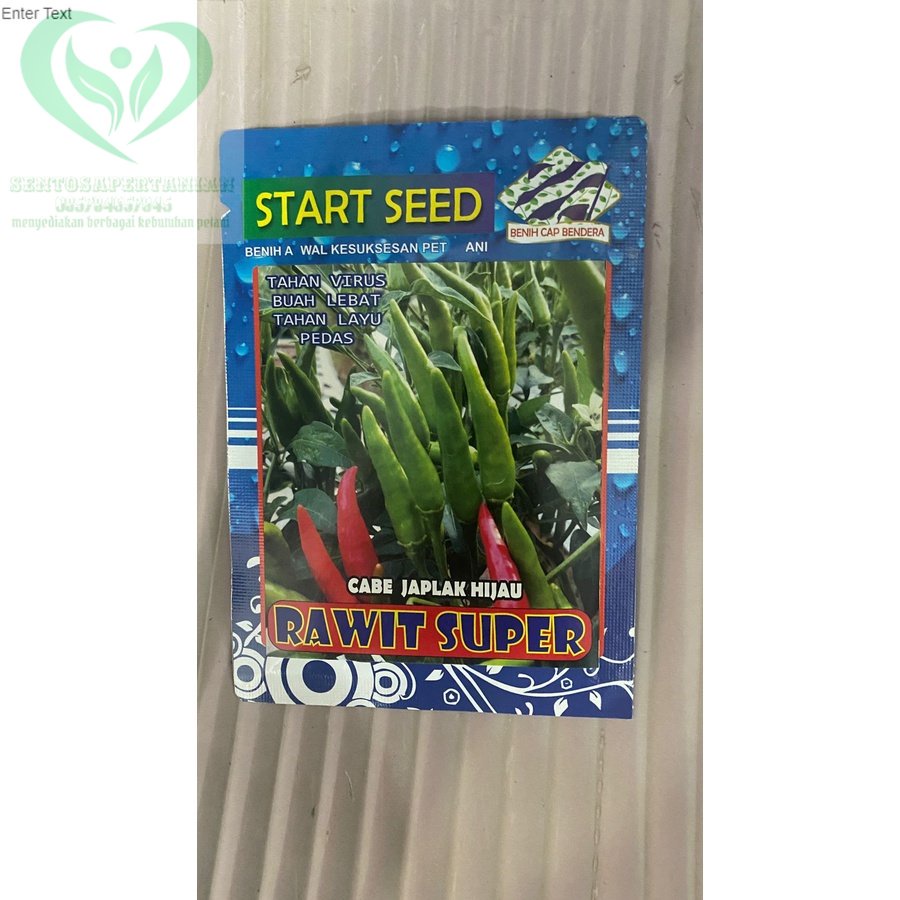 Jual Benih Cabai Japlak Hijau RAWIT SUPER isi 10 gram dari START SEED ...