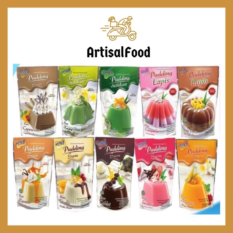 Jual nutrijell PUDDING SUSU ANEKA RASA ORI | Shopee Indonesia