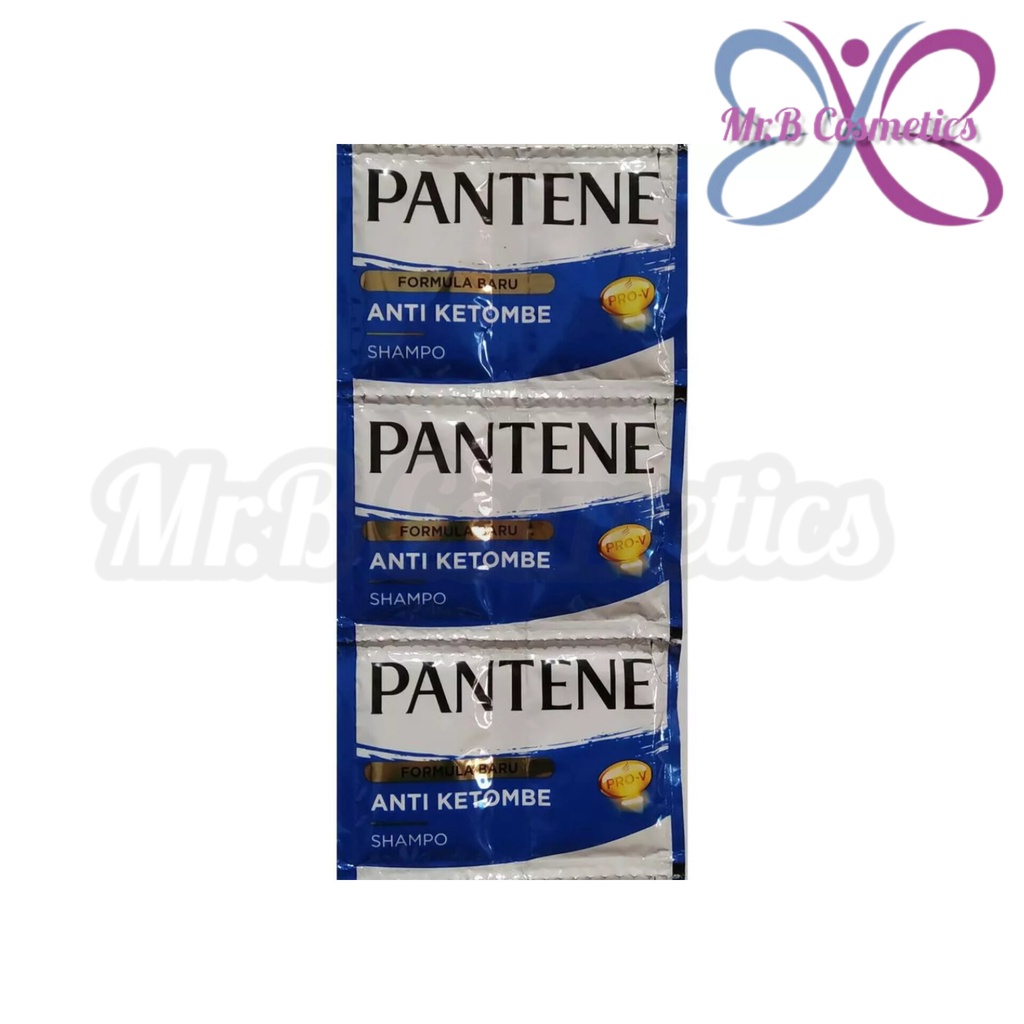 Jual Pantene Shampo Sachet Anti Ketombe 10ml ( 1 Renceng isi 12 Sachet ...