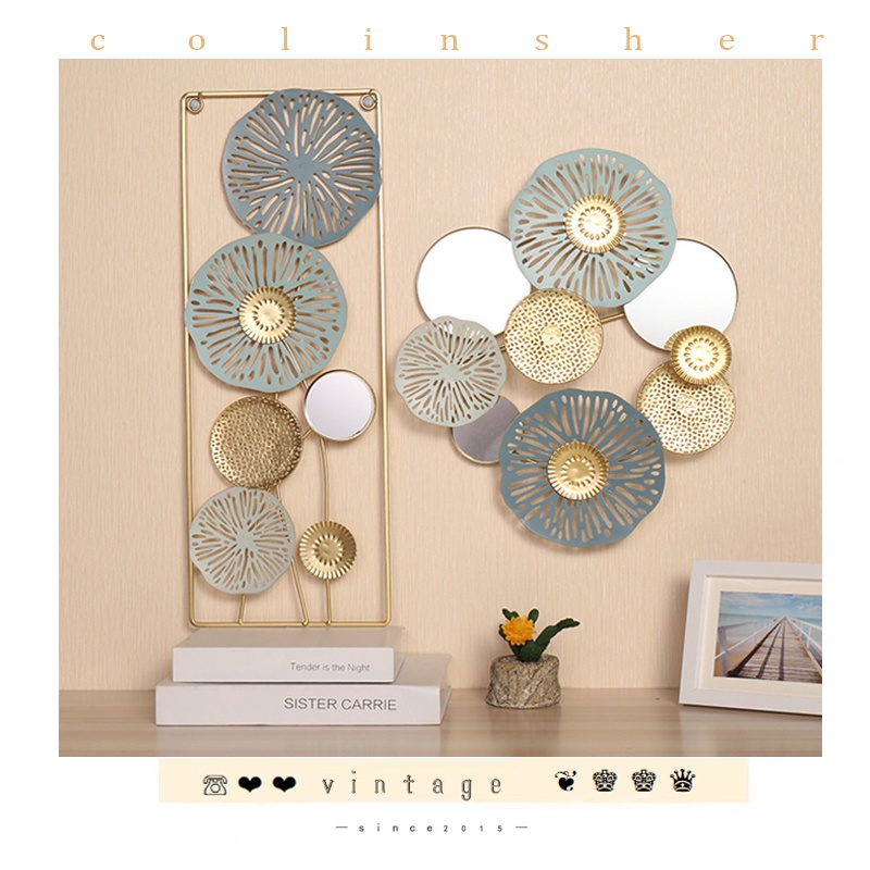 Jual Colins Wall Decoration 3D & Table Decor / Hiasan Dinding Besi Emas ...