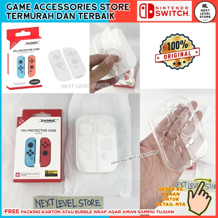 Jual DOBE TPU Joy-Con Protector Guard Soft Case JoyCon ORIGINAL TNS-1850 | Shopee Indonesia