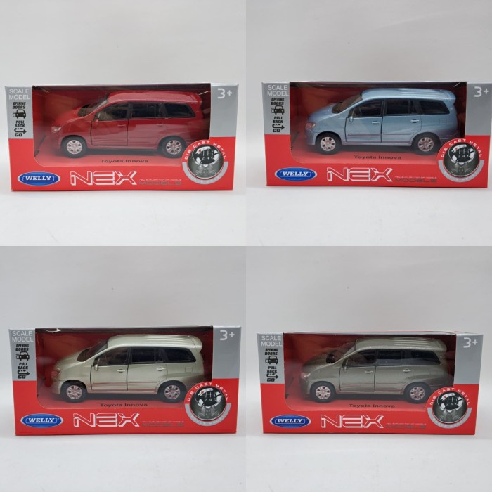 Jual Welly Toyota Kijang Innova Diecast Mobil Toyota 1/43 | Shopee ...