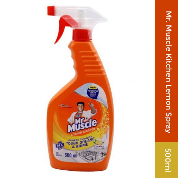 Jual Mr. Muscle Kitchen Lemon Spray 500 ml | Shopee Indonesia