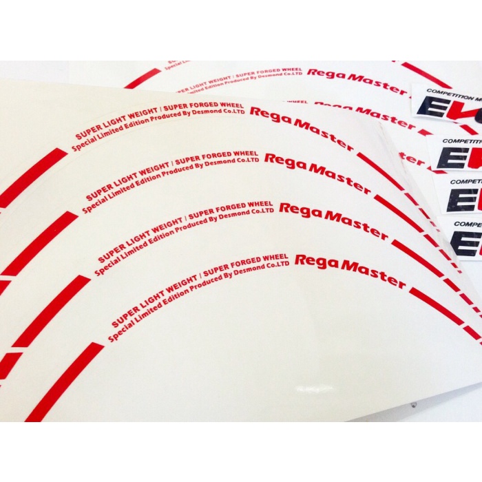 Jual sticker velg spoon Regamaster evo - 15 | Shopee Indonesia