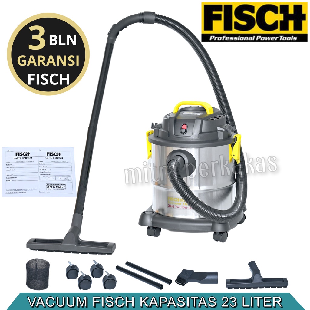 Jual Vacuum Cleaner FISCH MB-23RT 1000W | Penyedot Debu Listrik Basah ...
