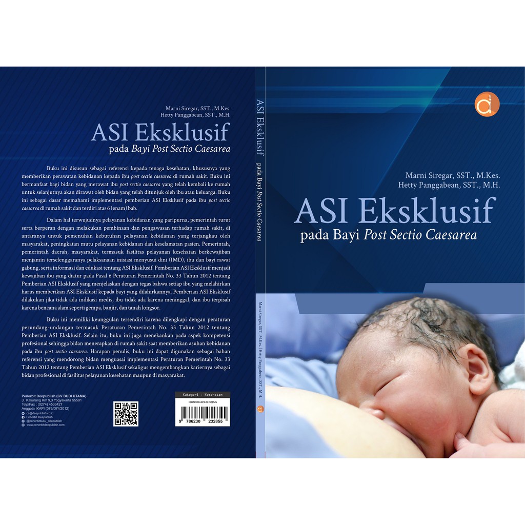 Jual Deepublish - Buku ASI Eksklusif pada Bayi Post Sectio Caesarea ...