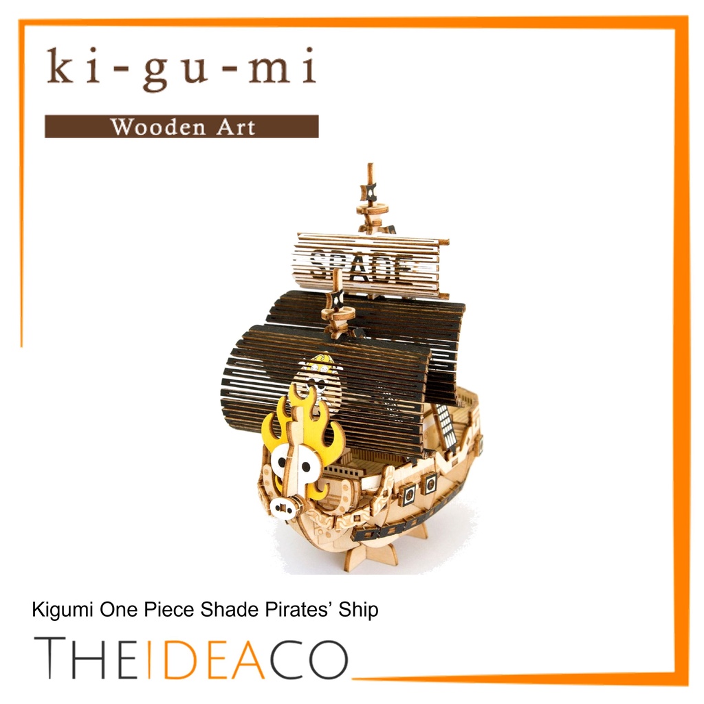 Jual Hobby Craft Kigumi Wooden Art Perahu One Piece Spade Pirate ...
