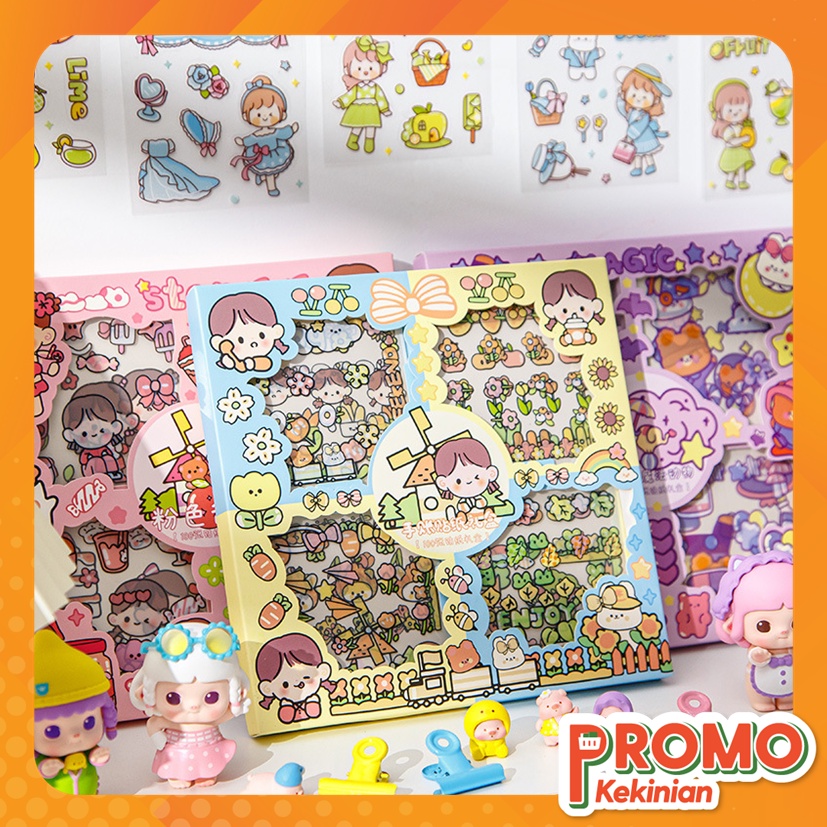 Jual PROMO KEKINIAN - 5576 Stiker Set 100 lembar / Sticker Box Stiker ...
