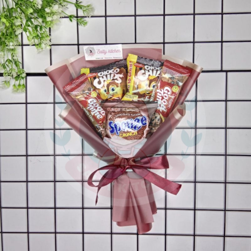 Jual [BISA GOSEND] Mini Buket Snack Wisuda Sidang Bouquet Makanan ...