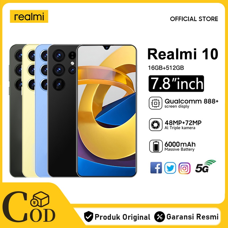 Jual handphone 5G Layar full screen 12/512GB 7.8inch Ultra-slim Asli ...