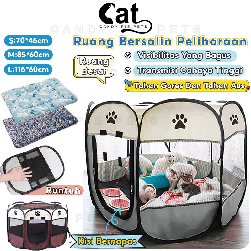 Jual Tenda Kucing Besar Anti Air Tenda Lipat Kucing Portable kandang ...