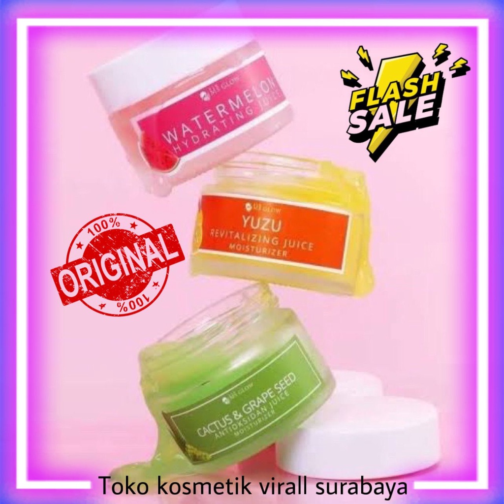 Jual Hydrating moisturizer msglow juice MSGLOW Yuzu cactus watermelon ...