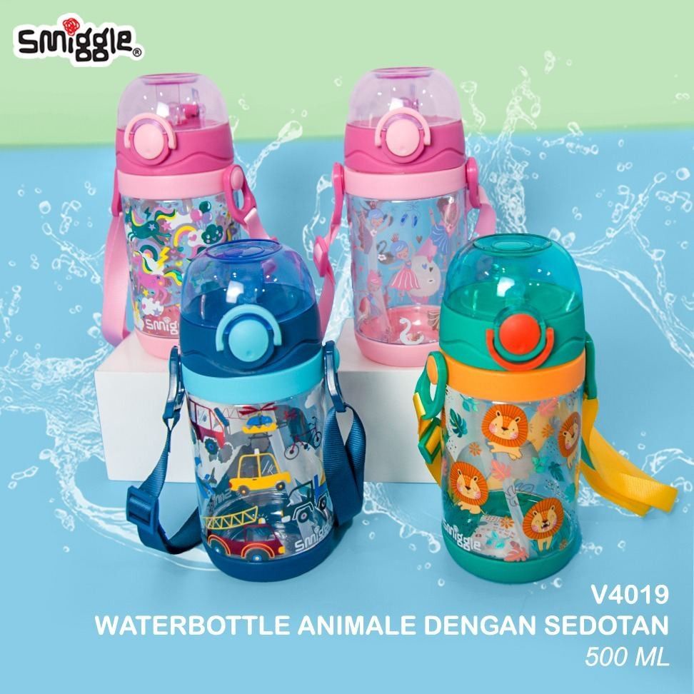 Jual Botol Minum sedotan anak ANIMALE 500 ML | Shopee Indonesia
