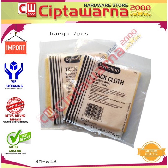 Jual Dynatron Tack Cloth 3M 812 kain lap untuk catt - CWK | Shopee ...