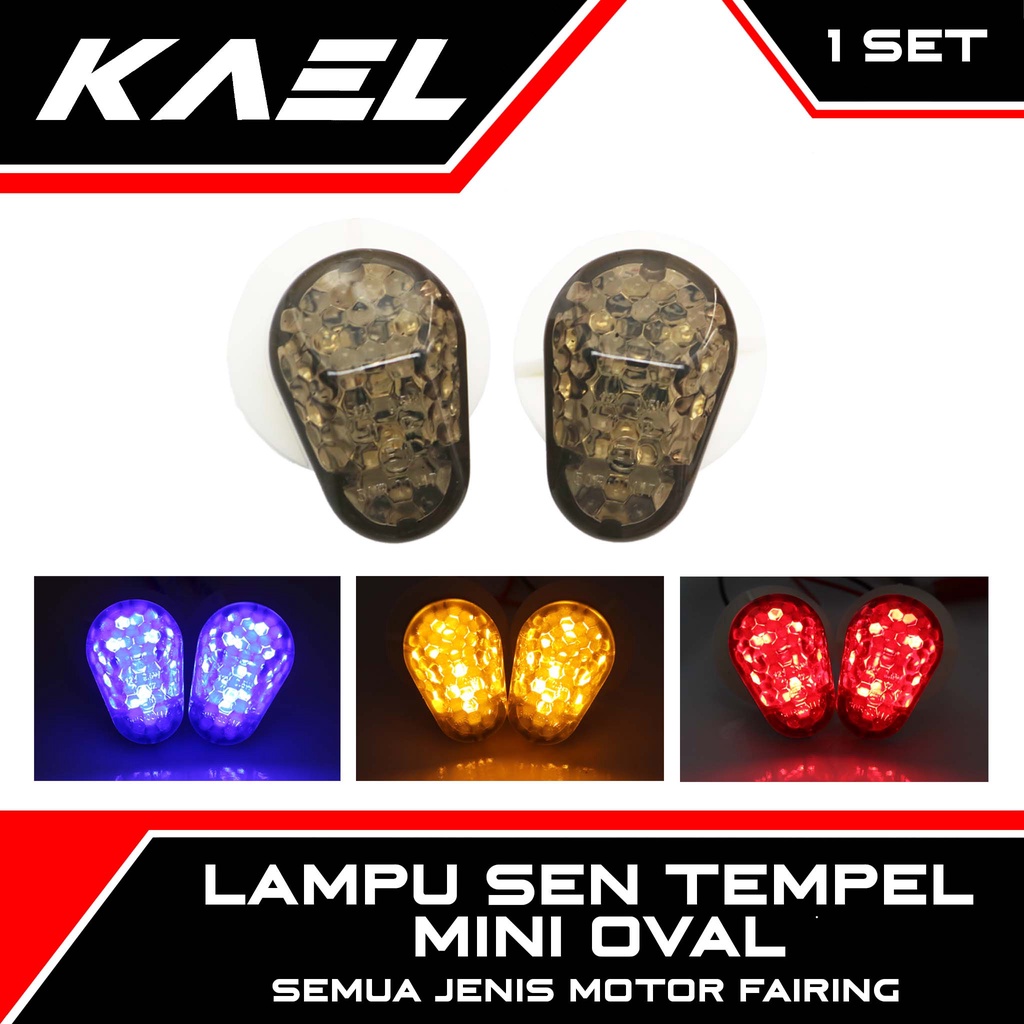 Jual Lampu Sein Tempel Mini LED Untuk Semua Jenis Motor Fairing Ninja 250 300 R15 R15 R25 GSX ...