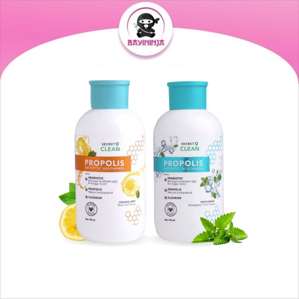 Jual Secret Clean Propolis Antiseptic Mouthwash Obat Kumur 150 ml ...