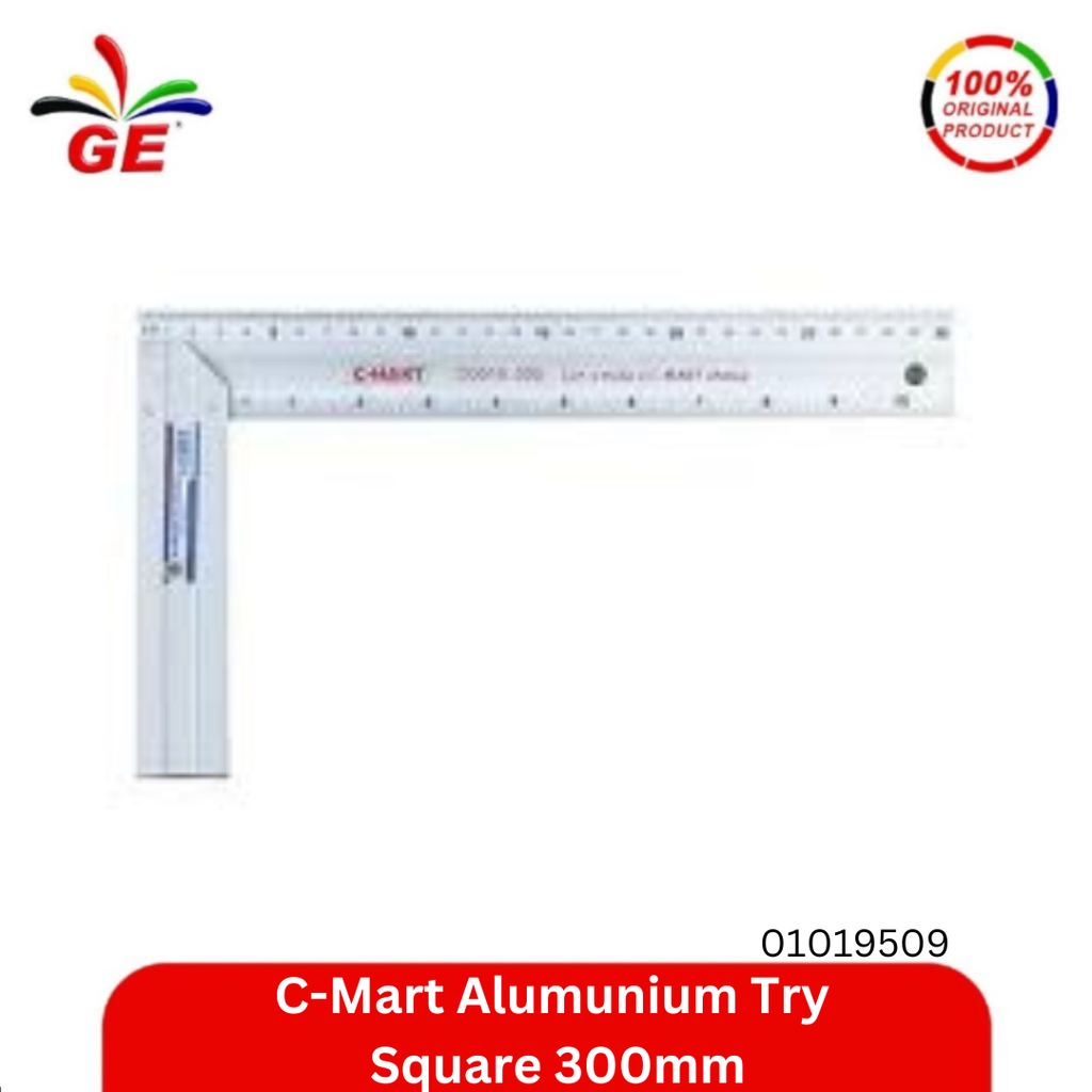 Jual C-Mart Alumunium Try Square 300mm - 01019509 | Shopee Indonesia