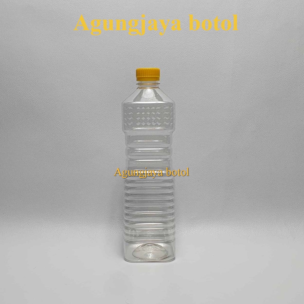 Jual Botol Pet 1000 ml Minyak Goreng Kotak Natural Tutup Pet LN 30 ...