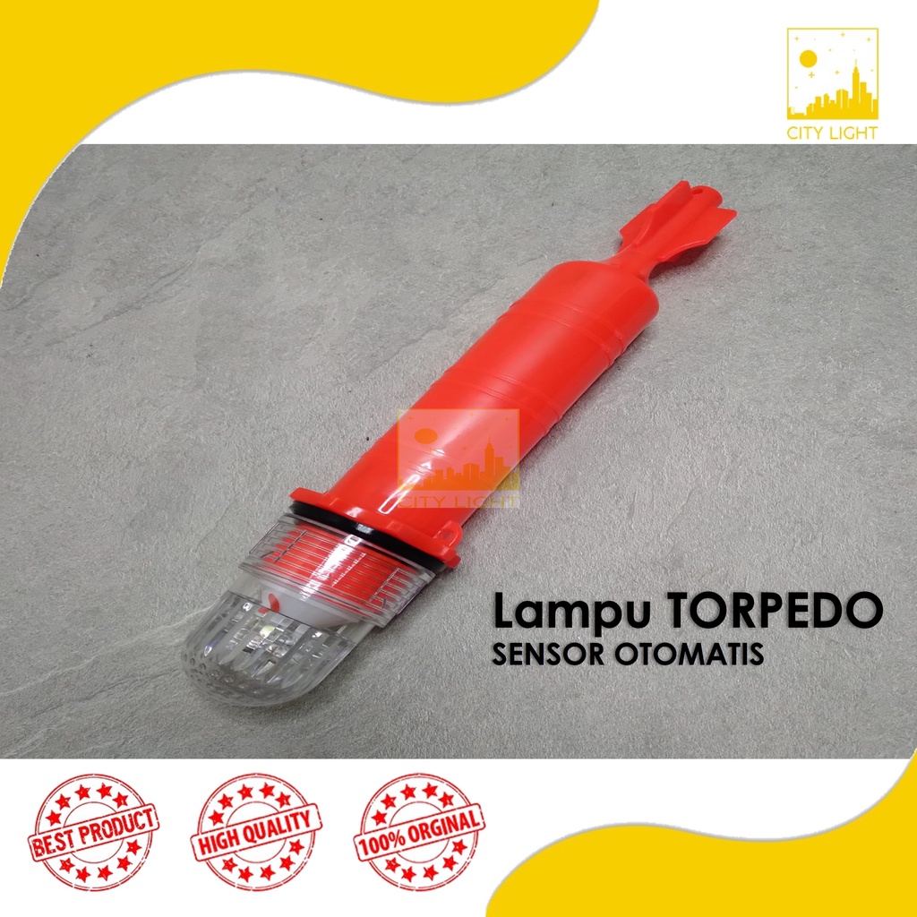 Jual LAMPU TORPEDO Sensor Otomatis 70mA 3V ( Baterai D ) | Shopee Indonesia