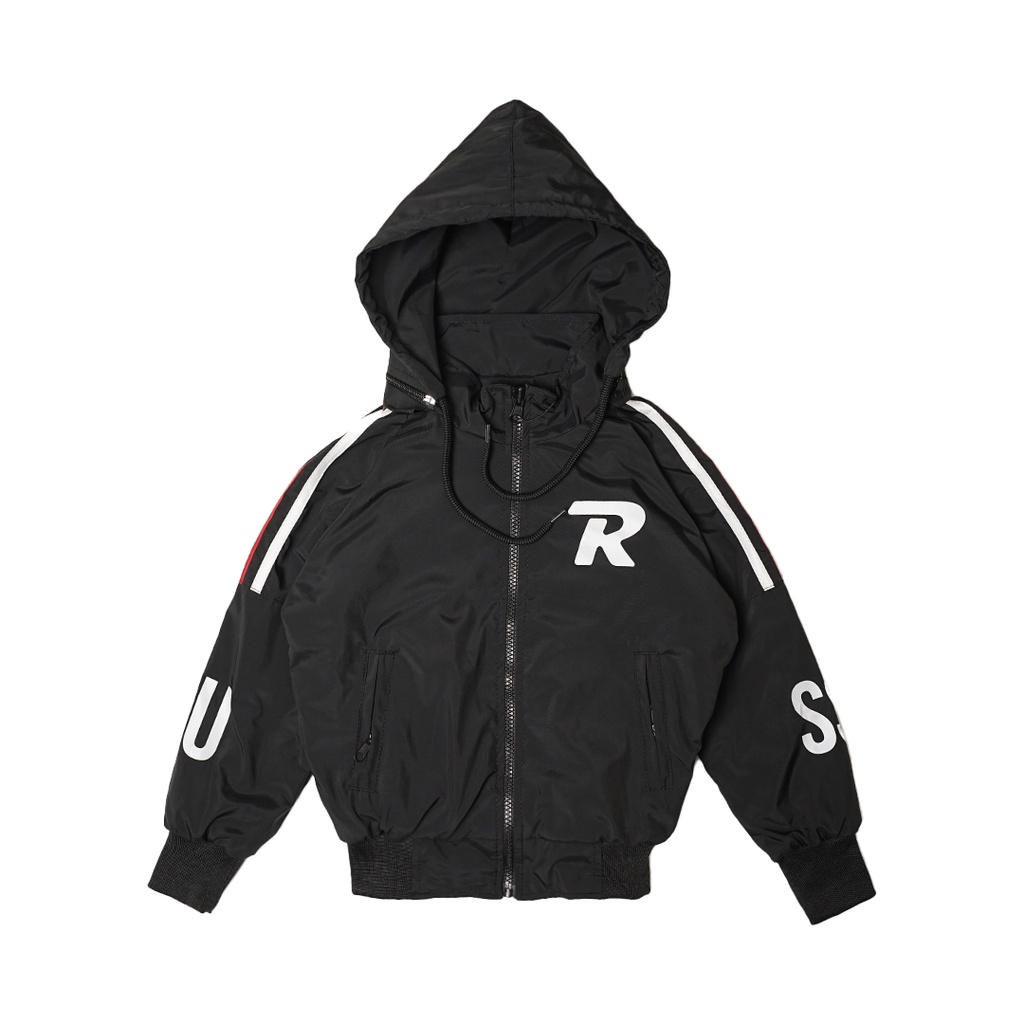 Jual Russ Kids Jacket Parasut Anak Frontier Black | Shopee Indonesia
