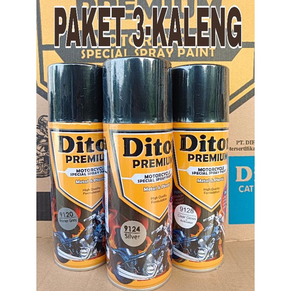 Jual cat spray PAKET 3 KALENG pilok pilox cat semprot diton premium ...