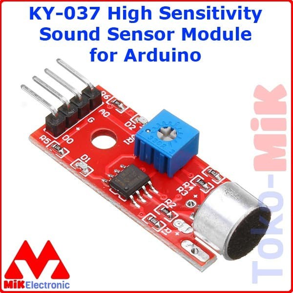 Jual ScS KY037 KY-037 High Sensitivity Sound Microphone Sensor Module Arduino (2pcs) | Shopee ...