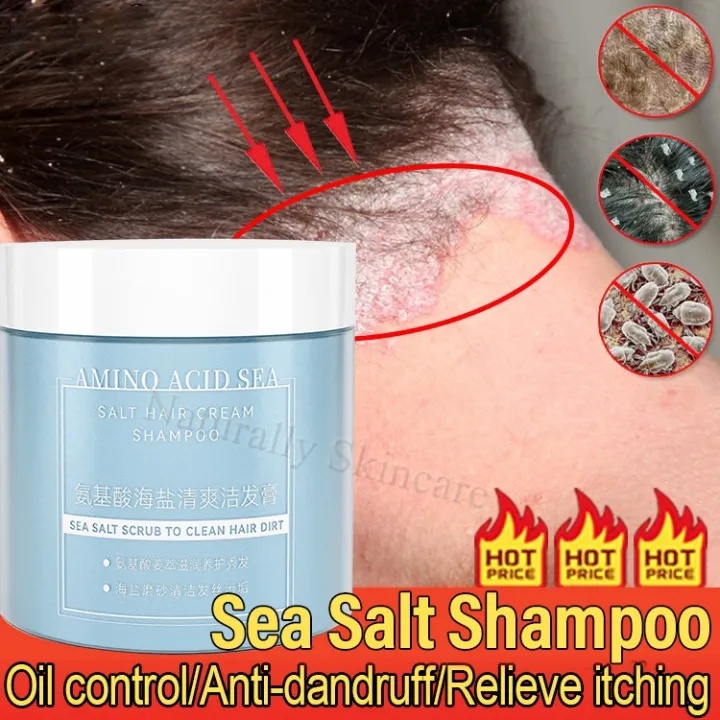 Jual AMINO SEA SALT Sampo Anti-Ketombe Shampo Scalp Care Products Contains Sea Salt To Quickly ...
