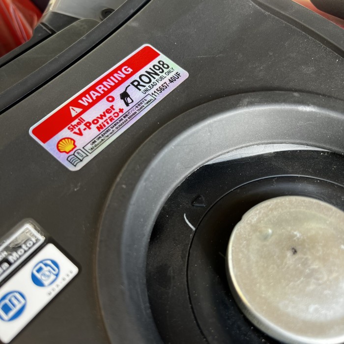 Jual Stiker Sticker Warning Bensin Pertamax Shell super V power ...