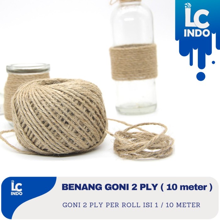Jual Tali rami / hemp rope / tali benang goni vintage Per meter ...