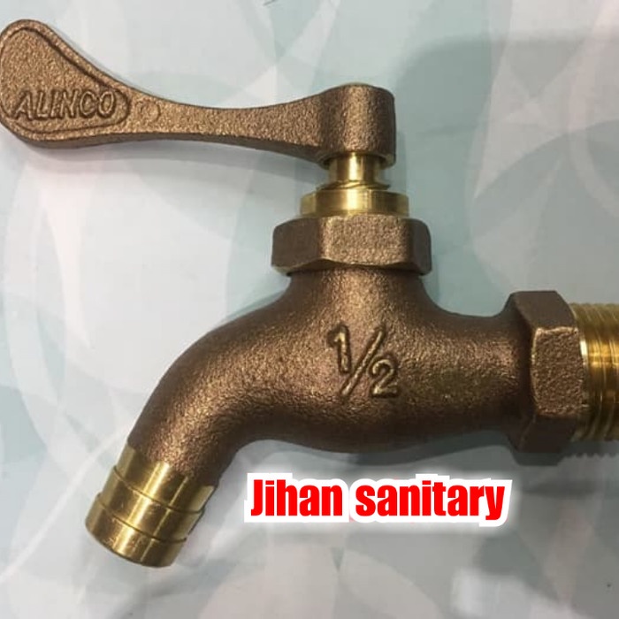 Jual Keran Air / Kran taman Full Kuningan ALINCO 1/2 inchi / Midel San ...