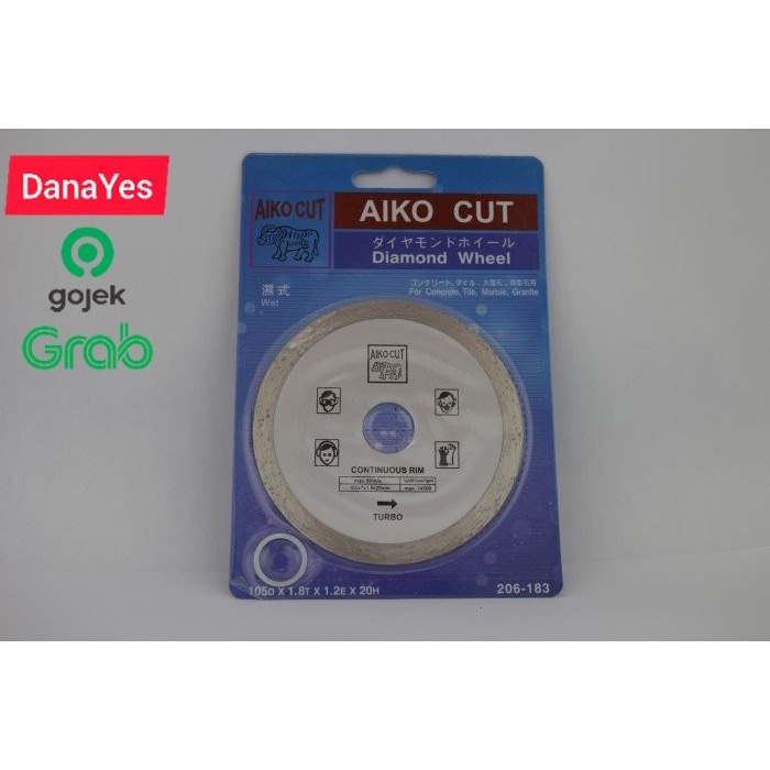 Jual AIKO DIAMOND WHEEL POLOS/MATA POTONG KERAMIK JAPAN DESIGN - TURBO ...