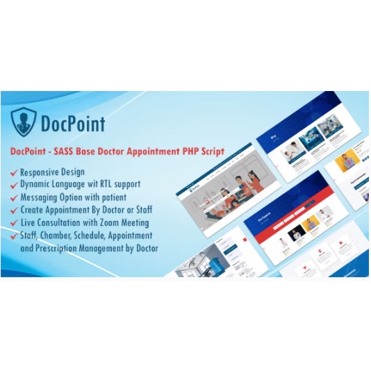 Jual DocPoint - Doctor Appointment System with Subscription (SAAS ...