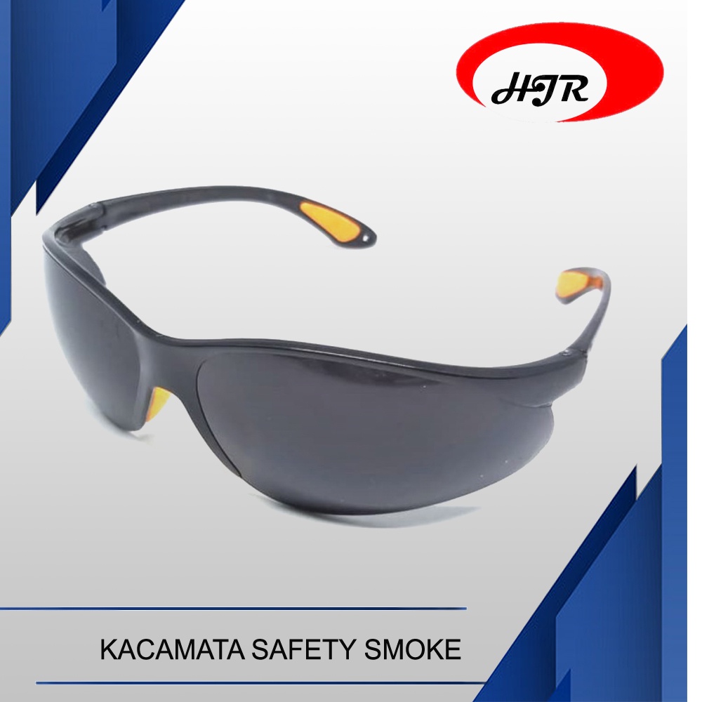 Jual HJR Kacamata Las Fashion Smoke Kaca Mata Safety Fashion Hitam ...