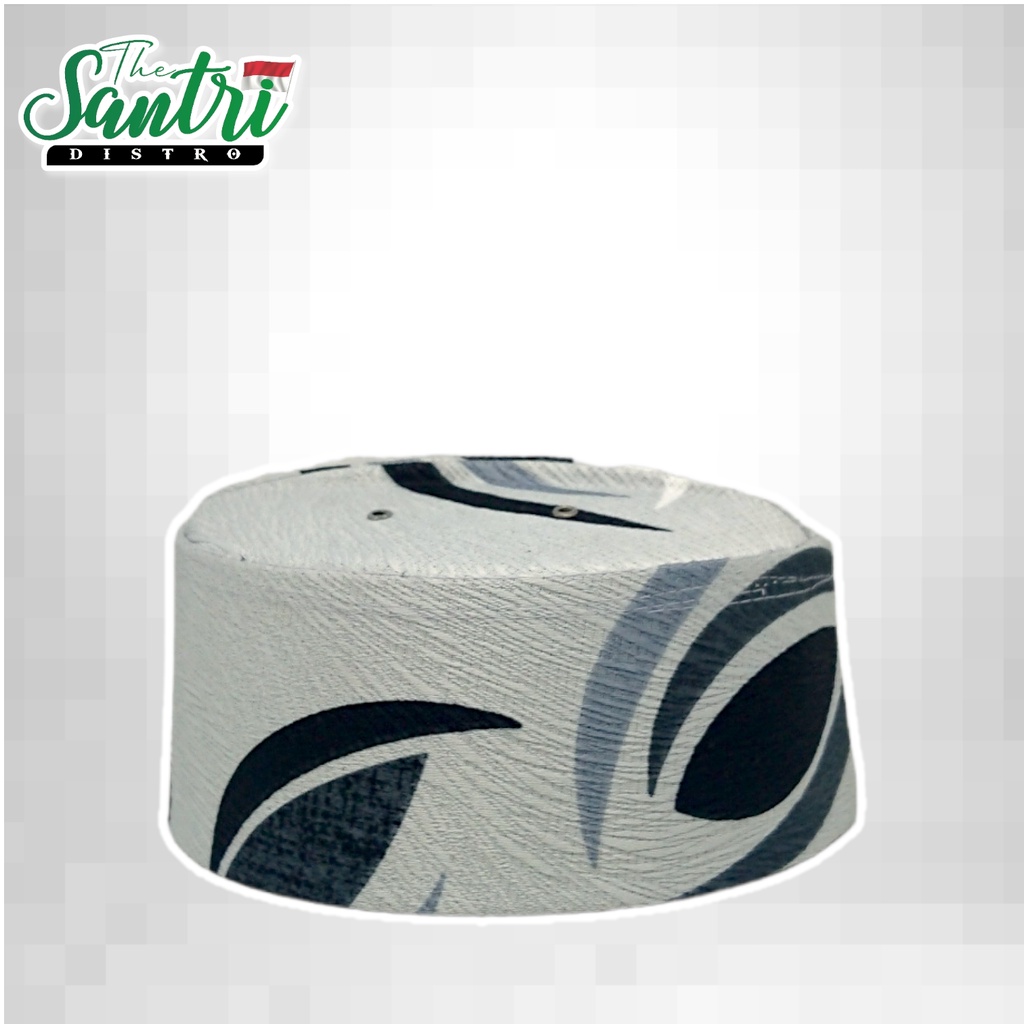 Jual Kopyah Corak Abu / Peci Kopiah Putih / Peci Putih Polos / Peci ...